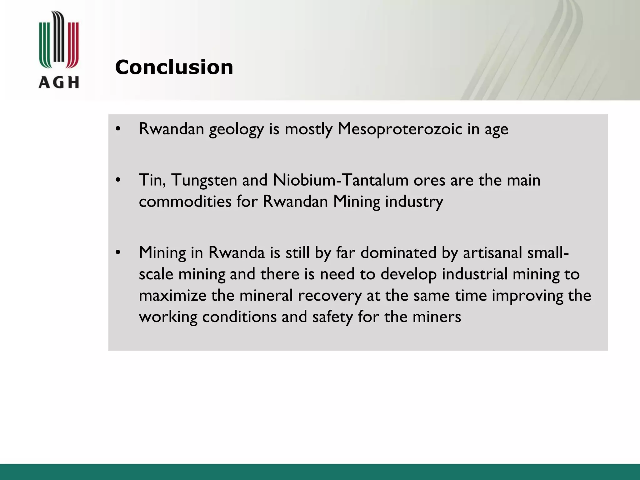 Vein type tungsten deposits in rwanda | PDF