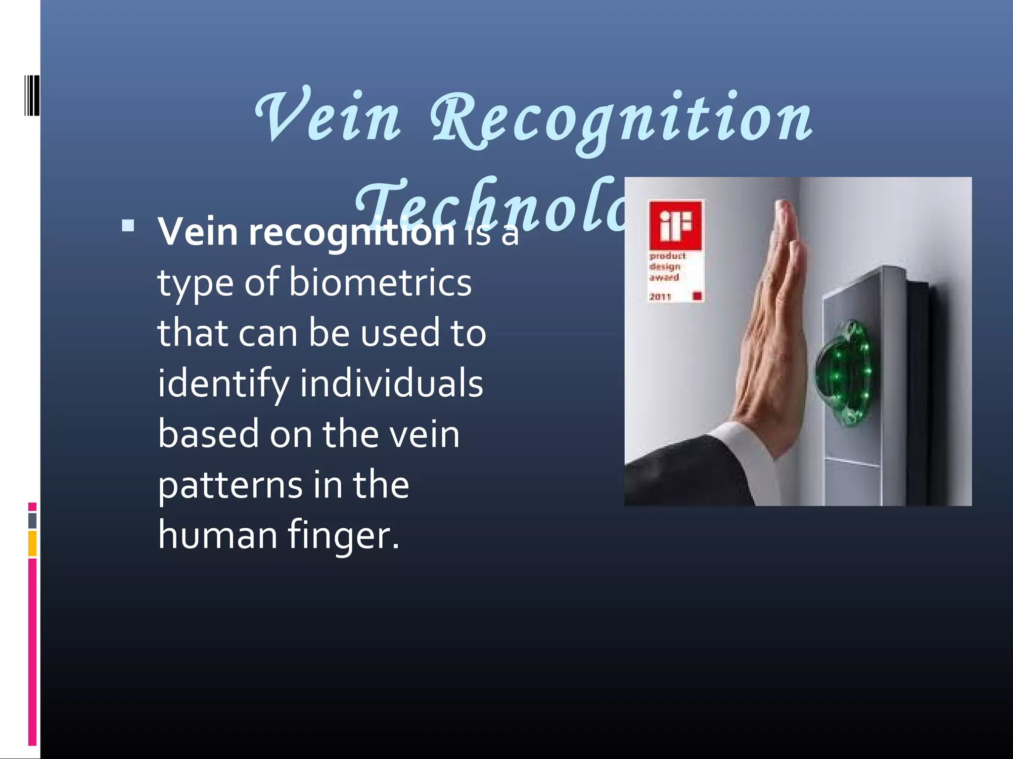 Vein Recognition Method | PPT