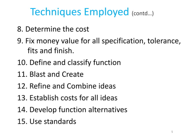 VEJP Value Analysis Engineering VE Job Plan (1).pptx | Business ...