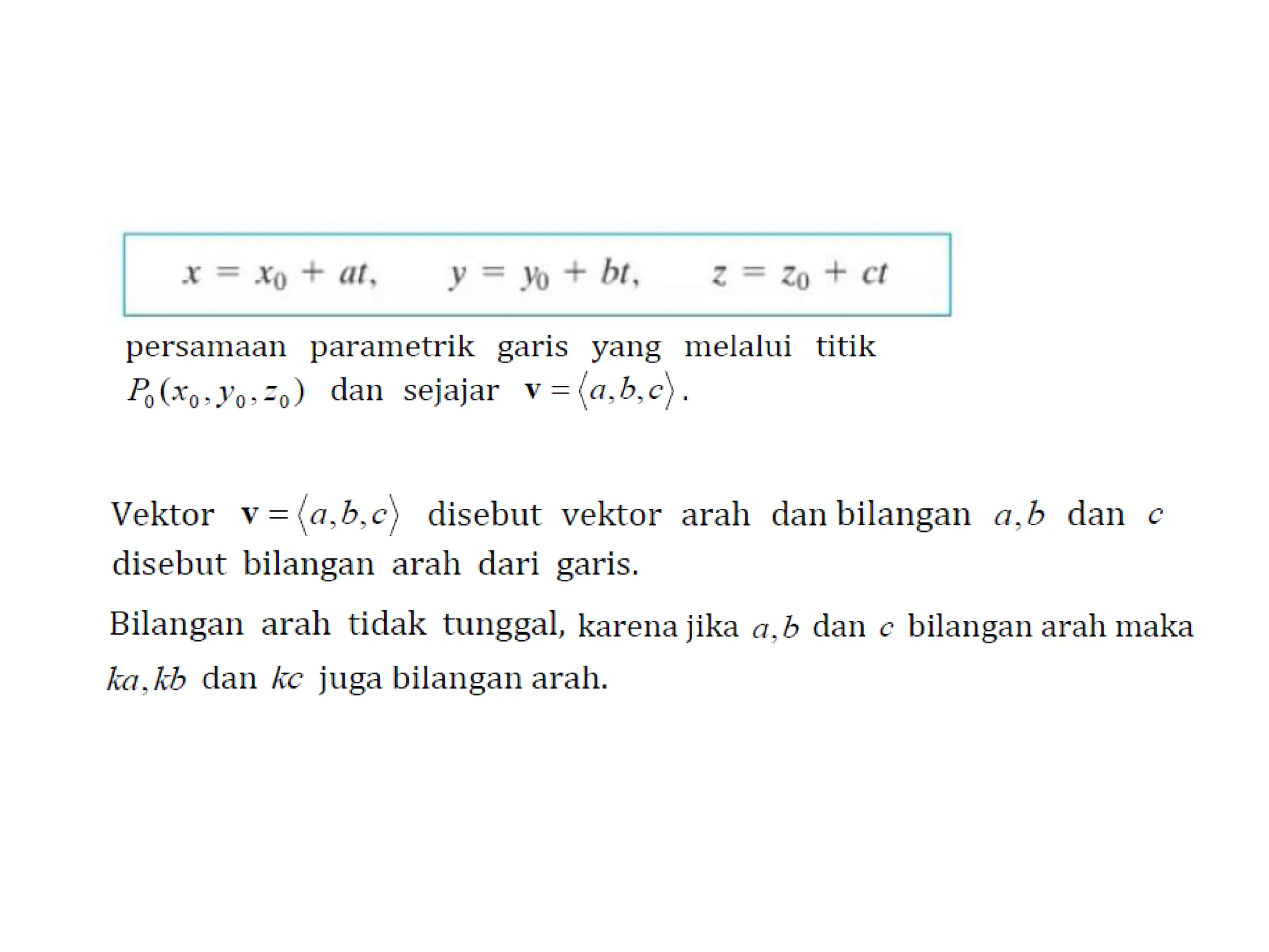 Vektor dalam Ruang Dimensi-3 plus notasi | PPT