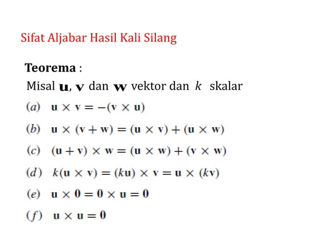 Vektor dalam Ruang Dimensi-3 plus notasi | PPT