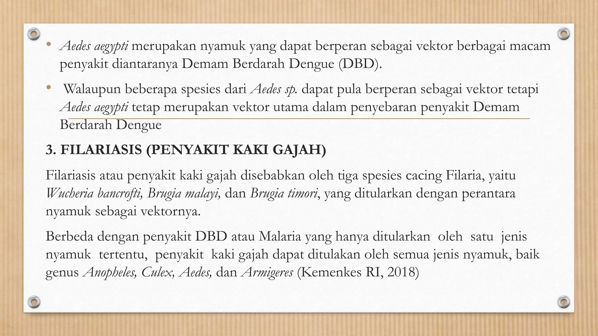 presentasi vektor dan pengendalian kesehatan masyarakat | PPTX