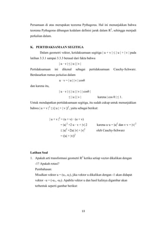 Vektor dan ruang euclid | PDF