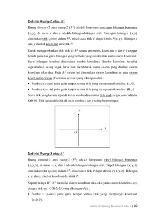 Vektor Diruang 2 dan 3 (vector 2D & 3D) | PDF