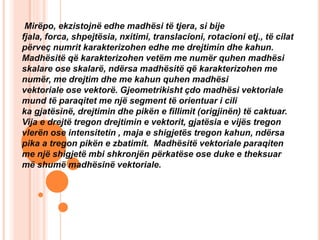 Vektoret-leonora thaqi | PPTX