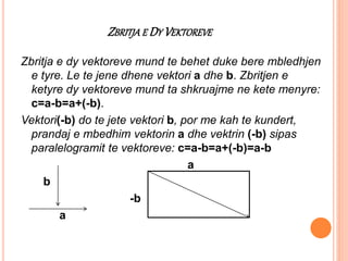 Vektoret-leonora thaqi | PPTX