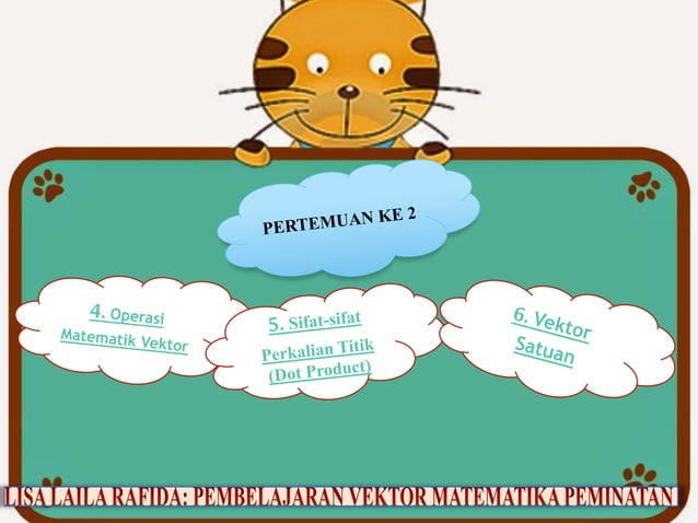 Pembelajaran Vektor Peminatan Kelas X | PPTX