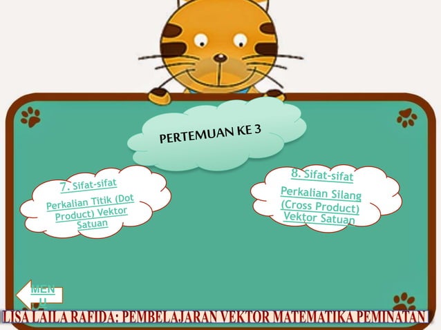 Pembelajaran Vektor Peminatan Kelas X | PPTX