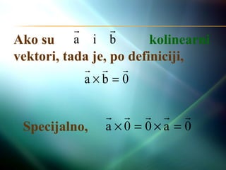 Vektorski proizvod. by Stojanka | PPT