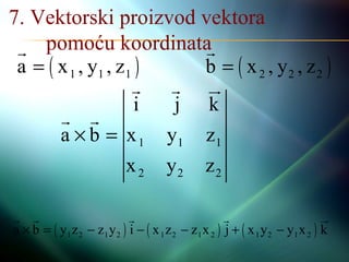 Vektorski proizvod. by Stojanka | PPT