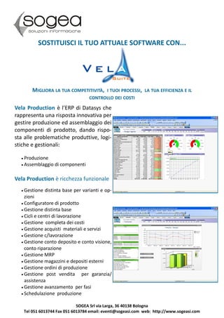 Vela production 2010 | PDF