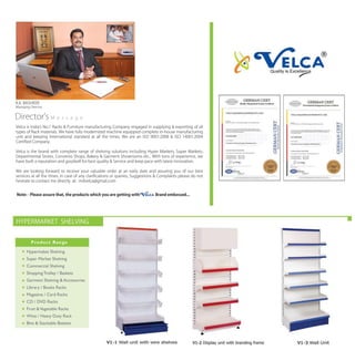Velca Racking Systems Private Limited, Gurgaon, racks | PDF | Malls ...