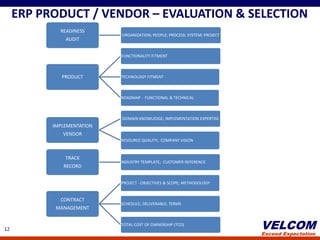 VELCOM ERP IT SOURCING COMPANY PROFILE | PDF