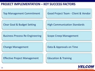 VELCOM ERP IT SOURCING COMPANY PROFILE | PDF