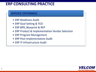 VELCOM ERP IT SOURCING COMPANY PROFILE | PDF