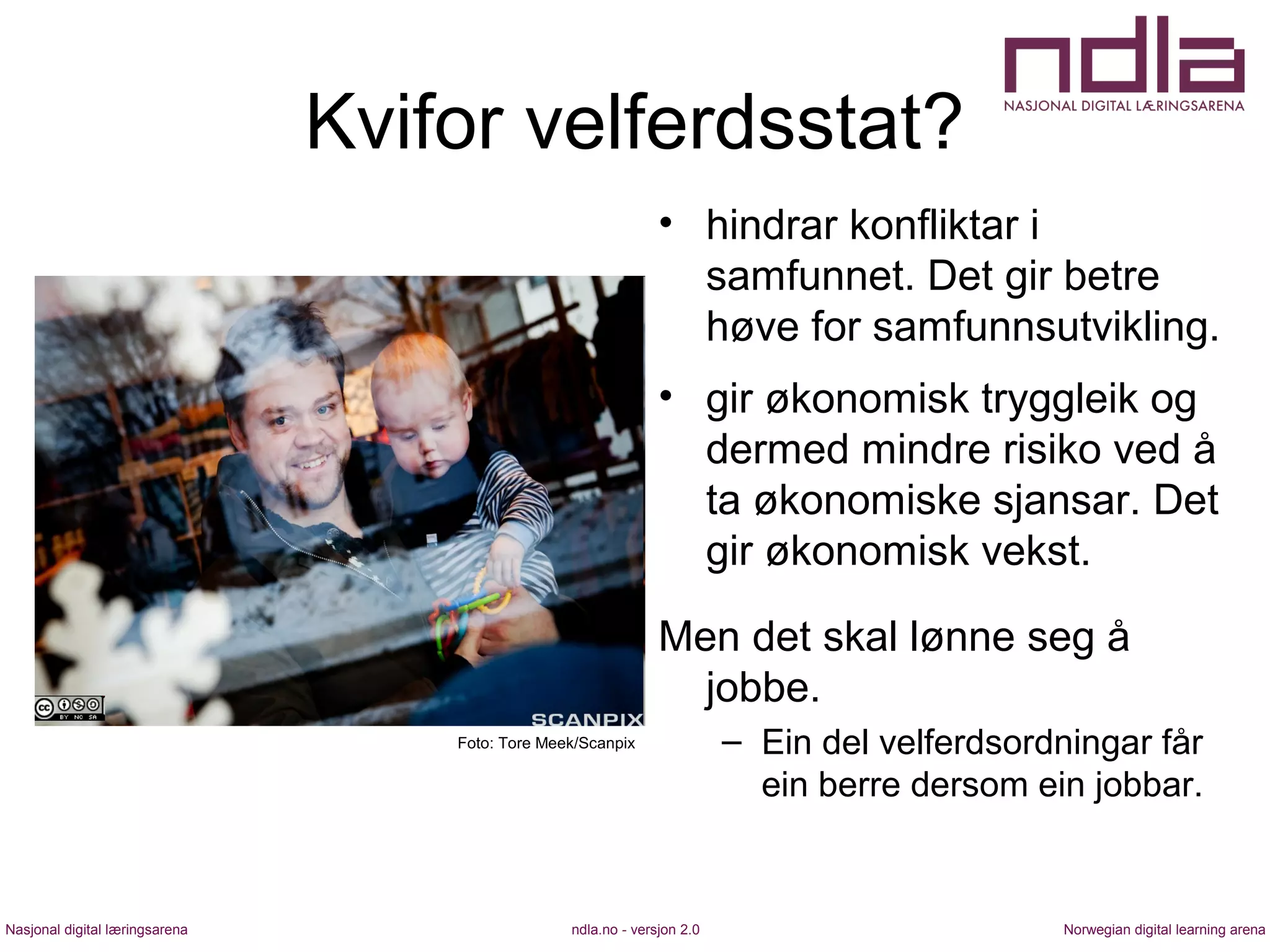 Velferdsstaten presentasjon nn | PPT