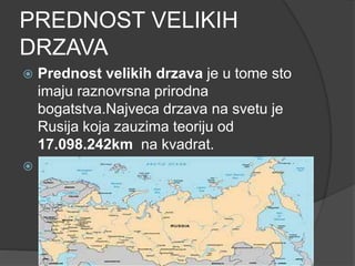 Velicina drzave i funkcije drzavnih graniva | PPTX