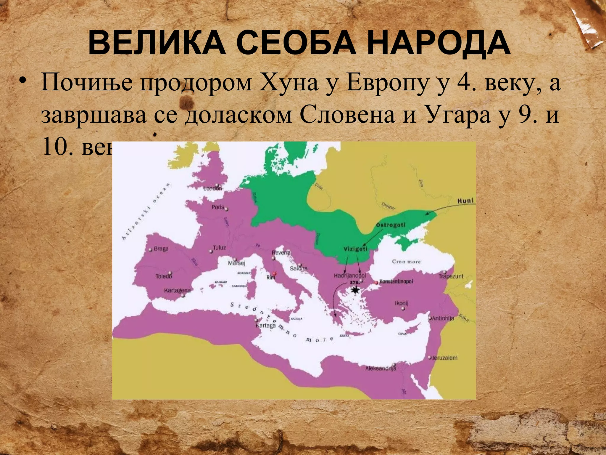 Velika seoba naroda | PPT