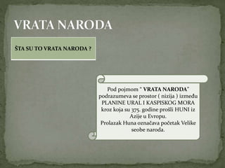 VELIKA SEOBA NARODA | PPTX
