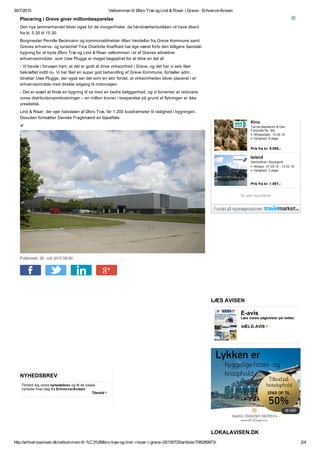 Velkommen til Øbro Træ og Lind & Risør i Greve, Erhvervsavisen 2015 | PDF