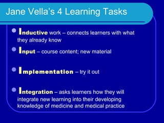 Vella's four i's of design overview with ji tt | PPT