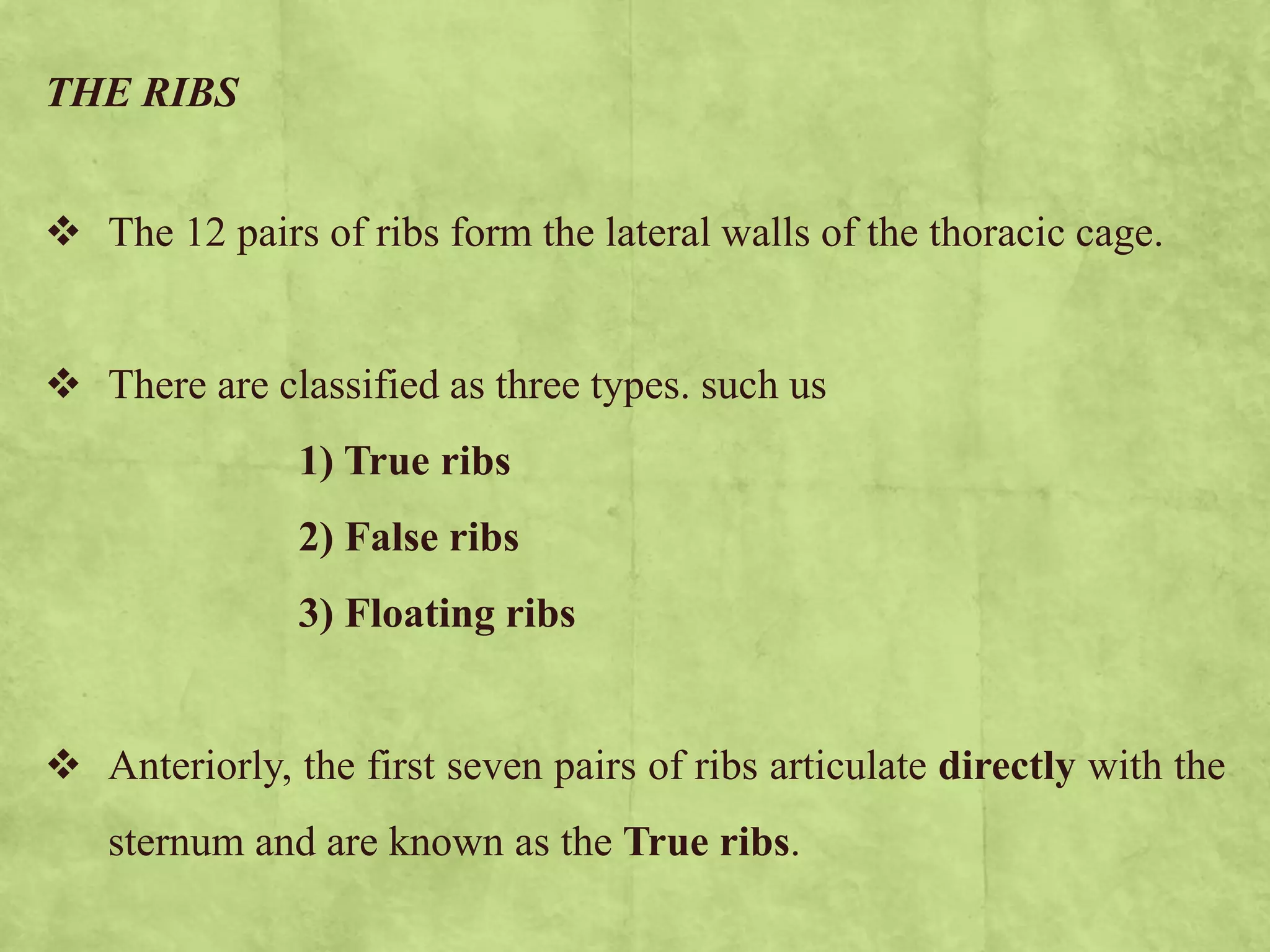 RIBS AND STERNUM RADIO-GRAPHIC PROJECTIONS | PPTX
