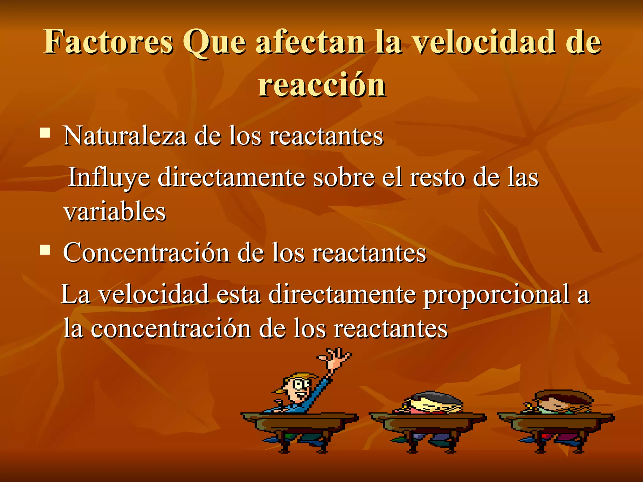 Velocidad De Reaccion | PPT