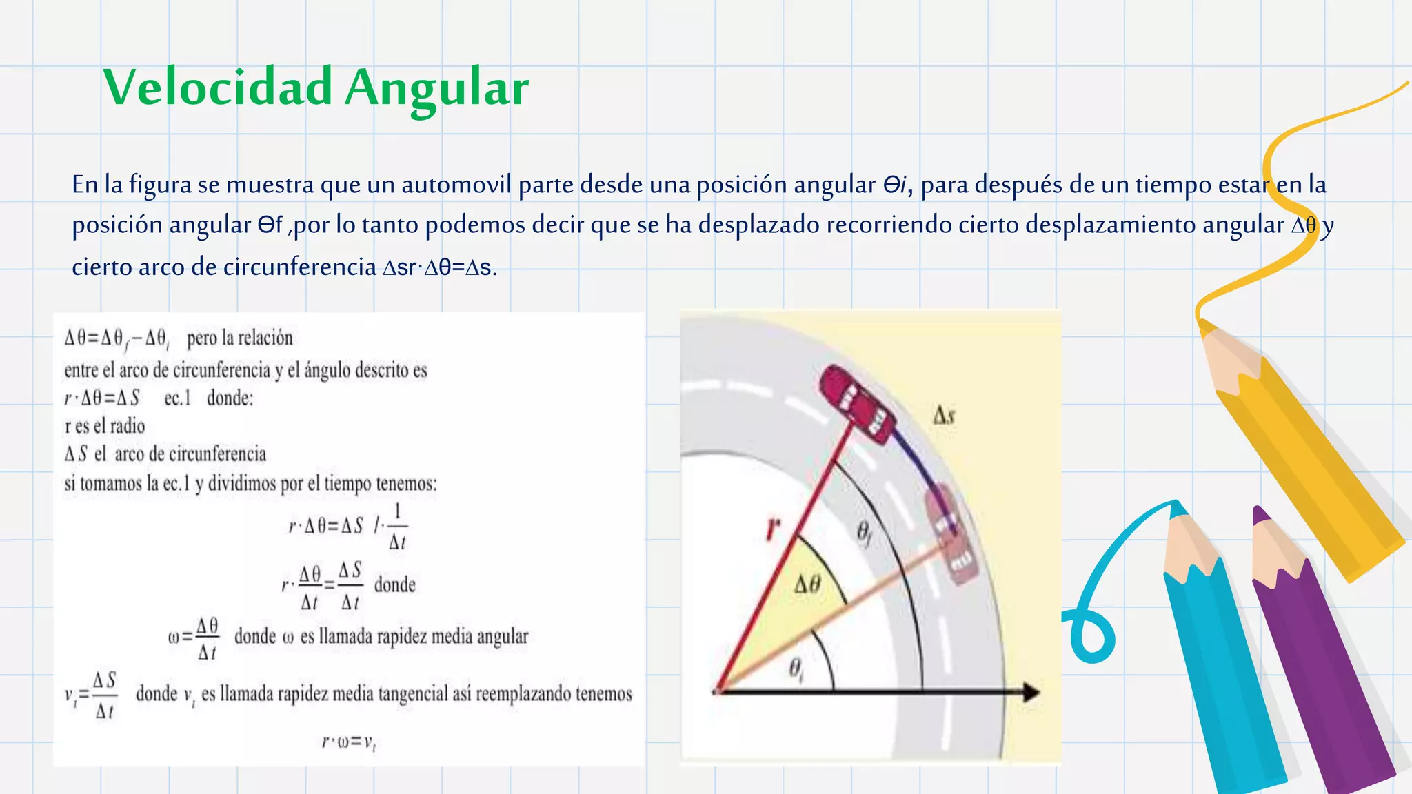 Velocidad angular, lineal | PPTX