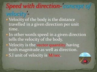 Velocity | PPT