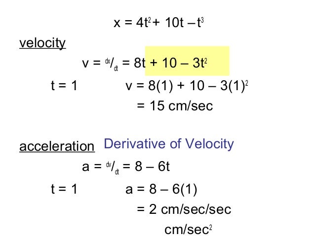 Velocity and stuff