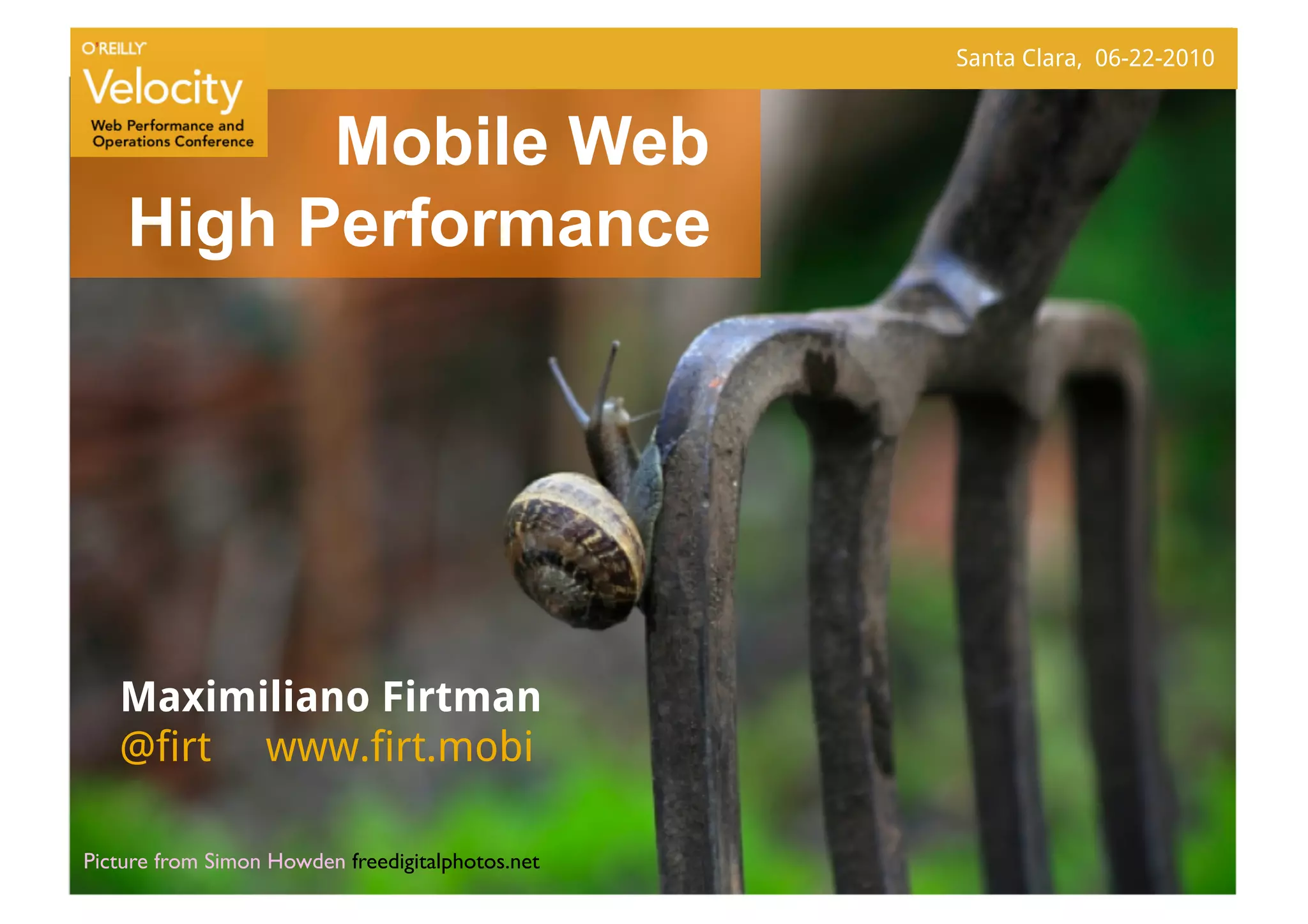 Mobile Web High Performance | PPT
