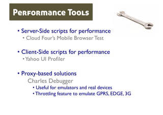 Mobile Web High Performance | PPT