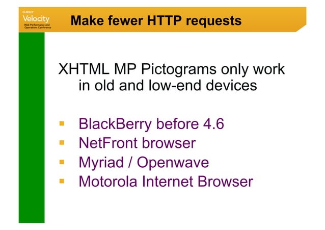 Mobile Web High Performance | PPT