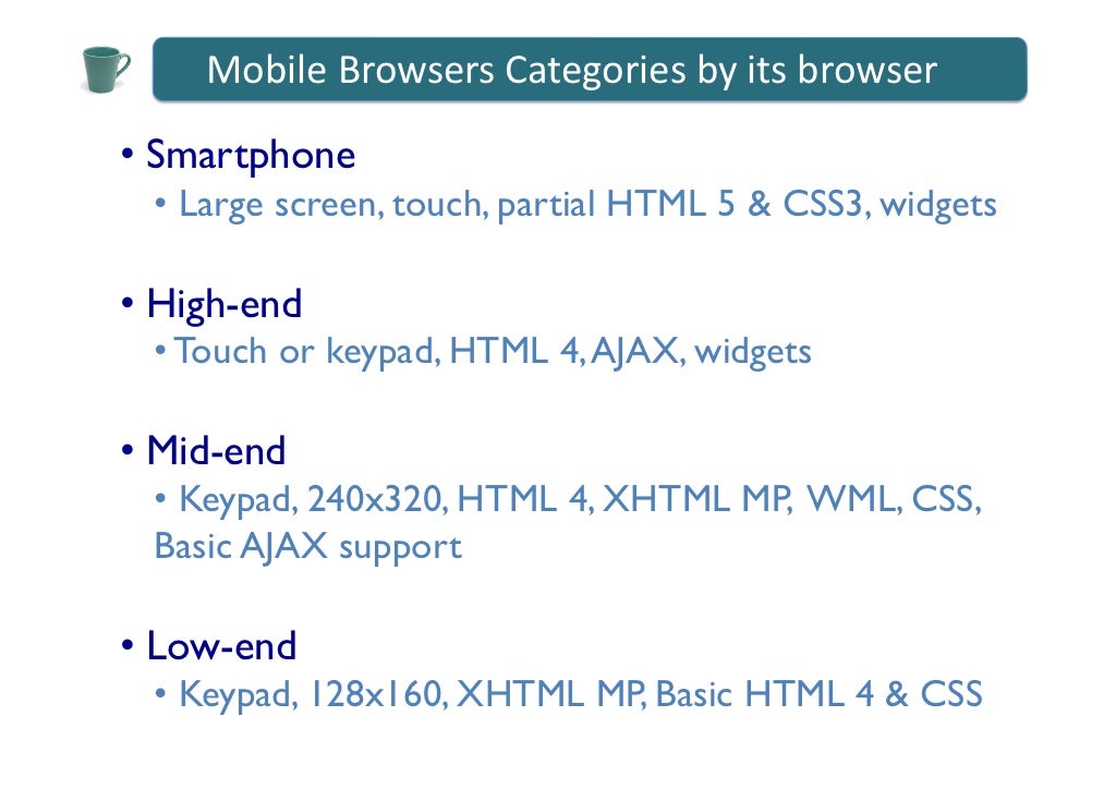 Mobile Web High Performance
