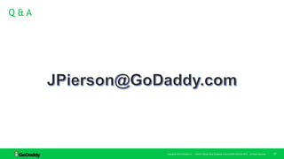 GoDaddy at Velocity 2016 New York | PPT