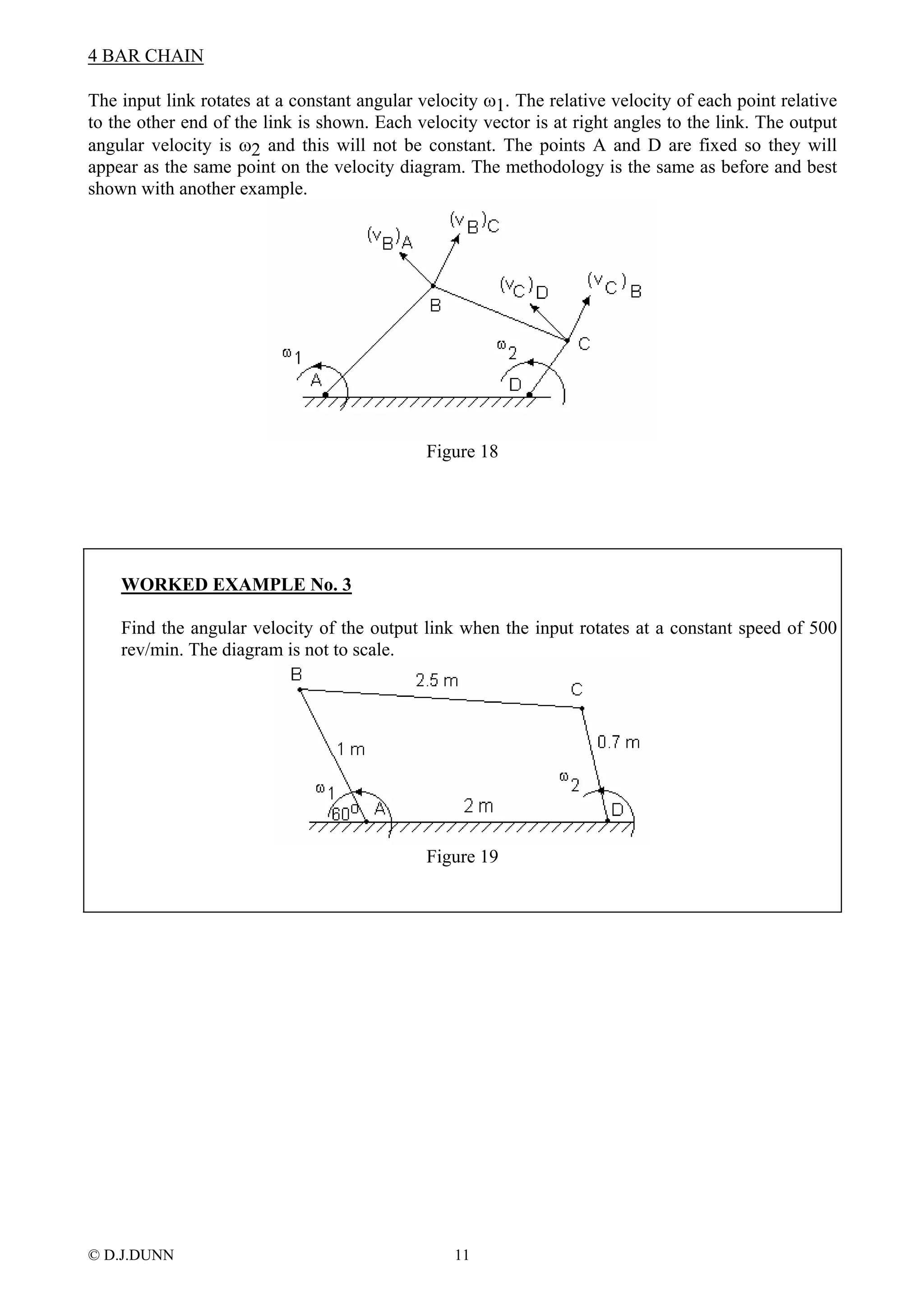 Velocity & acceleration diagrams | PDF