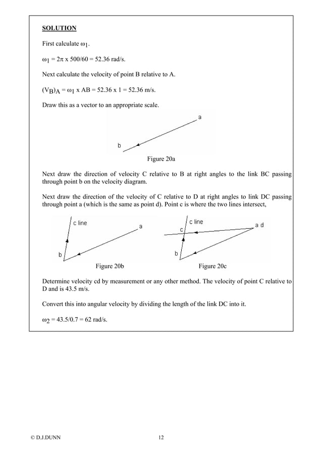 Velocity & acceleration diagrams | PDF | Physics | Science