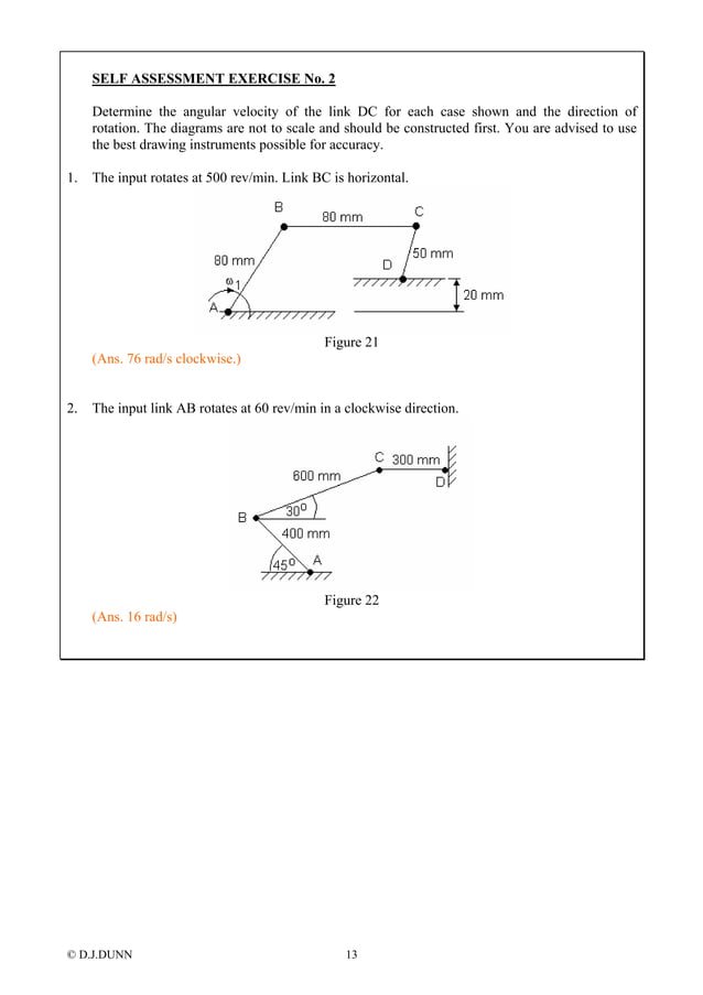 Velocity & acceleration diagrams | PDF | Physics | Science