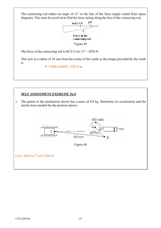 Velocity & acceleration diagrams | PDF
