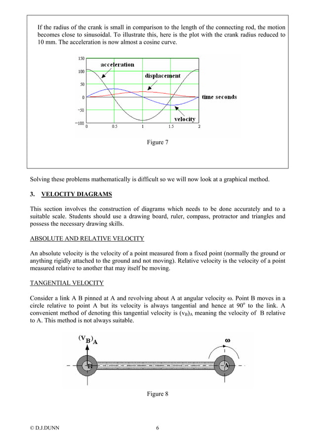 Velocity & acceleration diagrams | PDF | Physics | Science