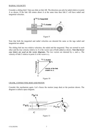 Velocity & acceleration diagrams | PDF