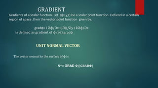 VECTOR CALCULUS | PPT