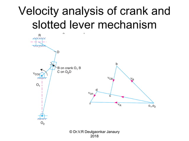 Velocity and acceleration analysis by graphical methods | PDF