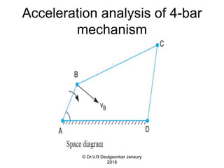 Velocity and acceleration analysis by graphical methods | PDF