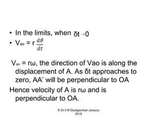 Velocity and acceleration analysis by graphical methods | PDF
