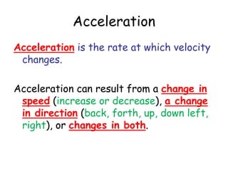 Velocity and Acceleration PowerPoint.ppt