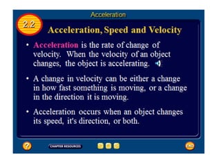 Velocity and Acceleration PowerPoint.ppt