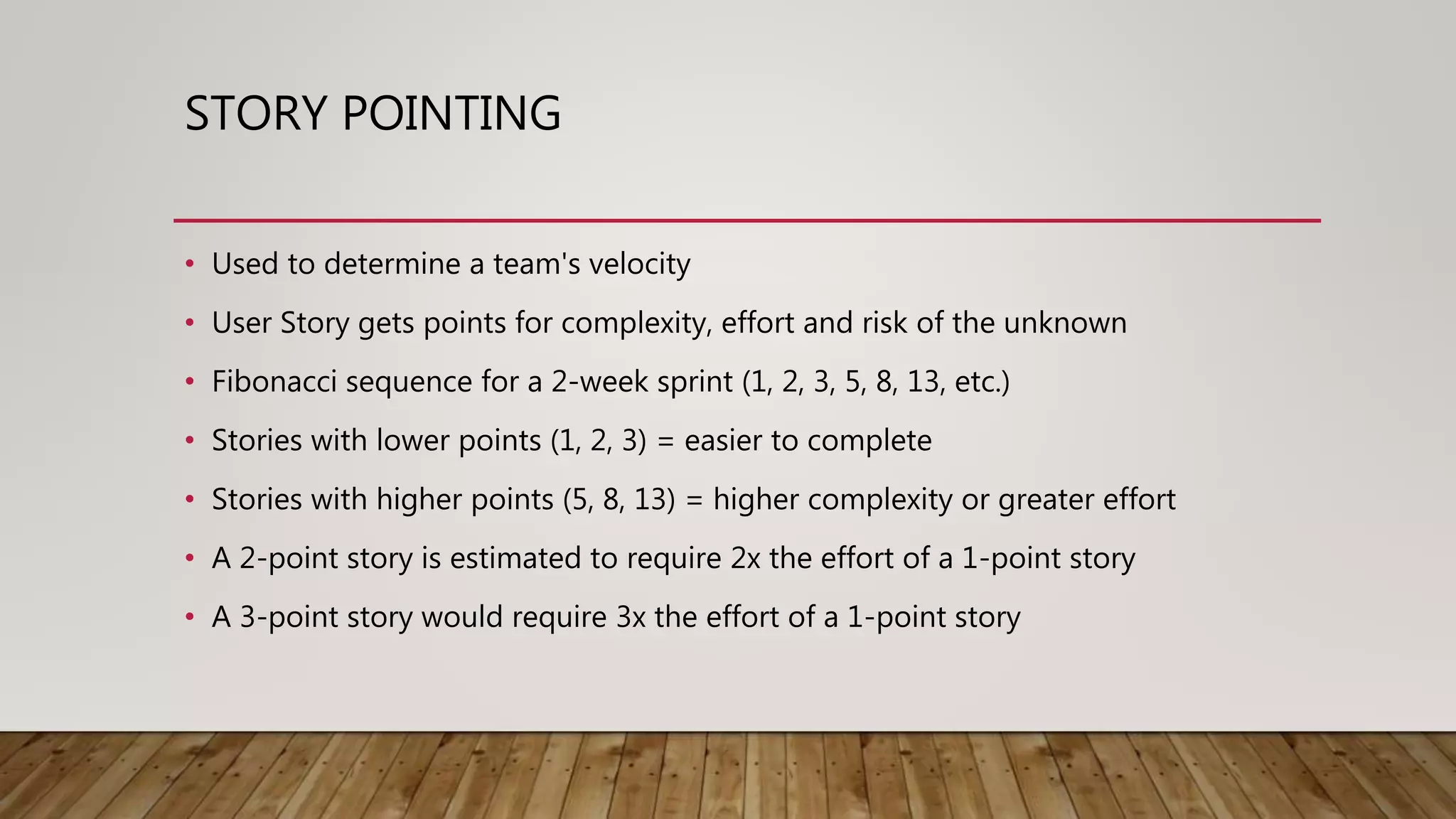 Velocity and Story Pointing | PPTX