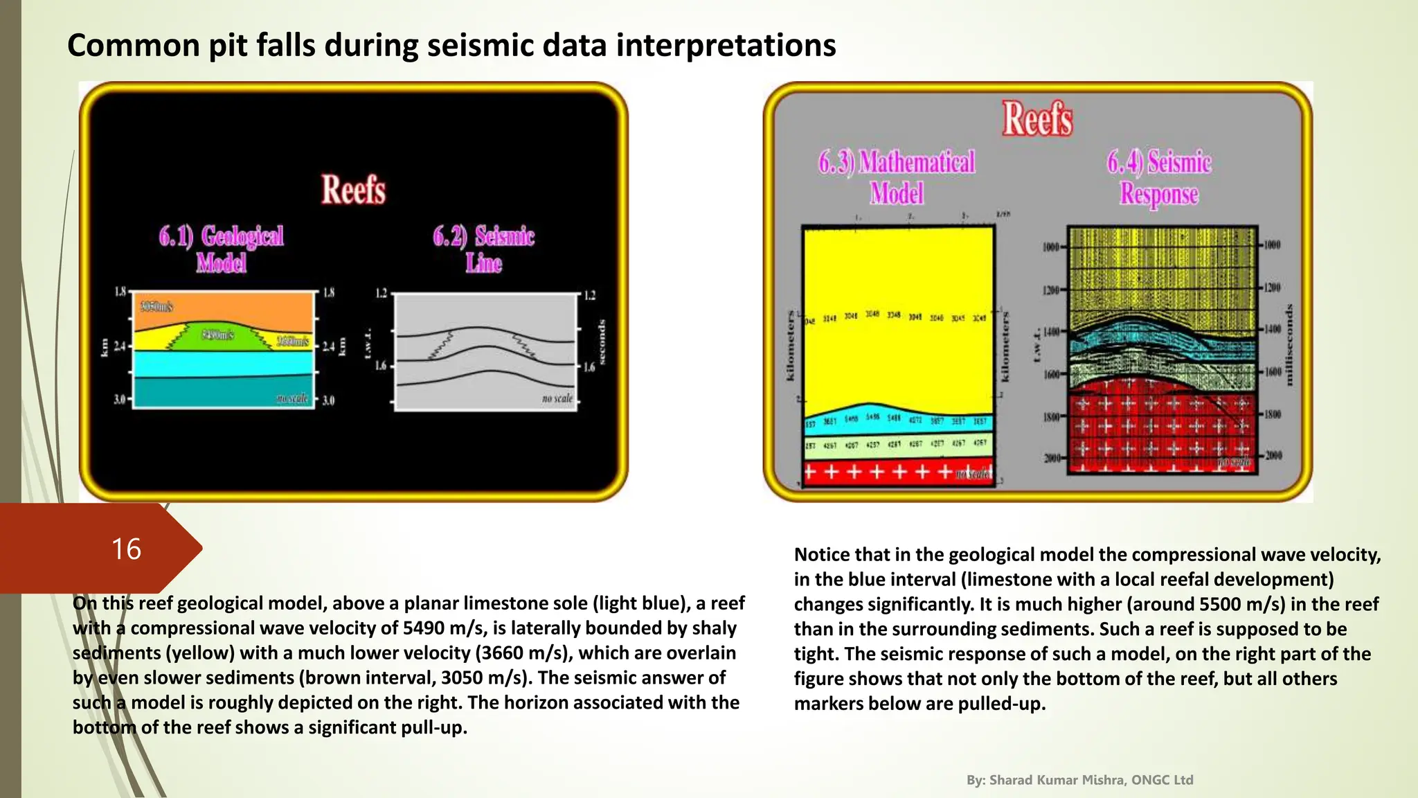 Seismic Velocity Anomaly And Interpretation Pptx Physics Science