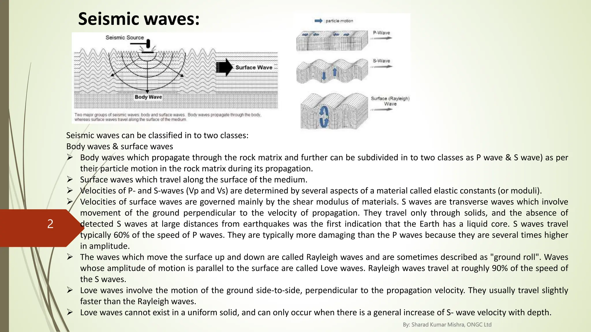 Seismic Velocity Anomaly And Interpretation Pptx Physics Science